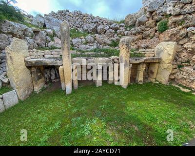 Xaghra Stone Circle in Xaghra, Gozo Island, Malta Stock Photo - Alamy