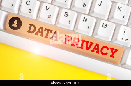 Text sign showing Data Security. Business showcase Confidentiality Disk ...