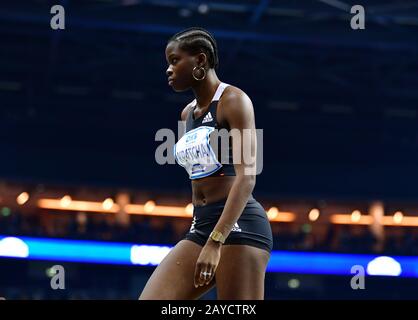 Hilary KPATCHA in the long jump at the Doha 2019 World Athletics ...