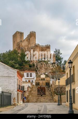 Castle of Almansa, Spain Stock Photo - Alamy