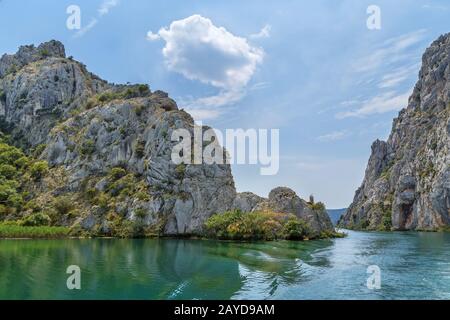 Rocks in the national park Krka, Croatia Stock Photo - Alamy