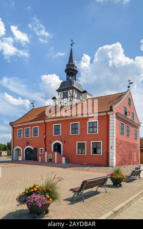 Old Bauska Town Hall, Latvia Stock Photo - Alamy