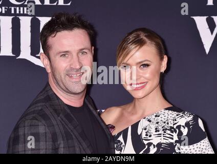 (L-R) Adam Fergus and Hayley Erin at the 20th Century Studios' THE CALL ...