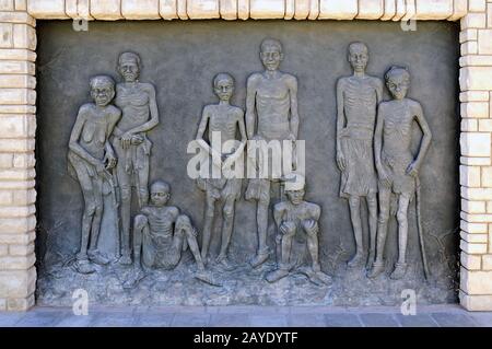Genocide memorial at Windhoek in Namibia Stock Photo - Alamy