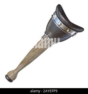 Pirate wooden leg 3D Stock Photo - Alamy