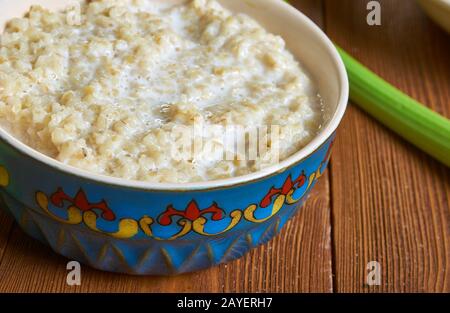 Breakfast Bouille, Rice and Peanut Porridge, Chadian cuisine ...