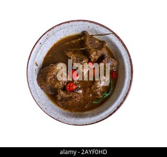 Bangaou, lamb stew, Chadian cuisine, Traditional assorted African ...