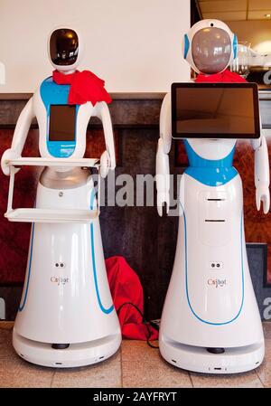 service robots in a Chinese restaurant, Germany Stock Photo - Alamy