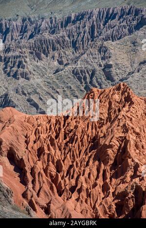 A geologic feature in the Andes Mountains around Aconcagua Provincial ...