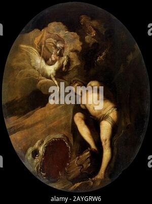 'Perseus Liberating Andromeda' by Francesco Maffei is a dramatic ...