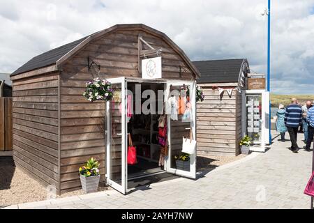 Retail Pods at Amble Harbour Village Amble by the Sea Northumberland ...