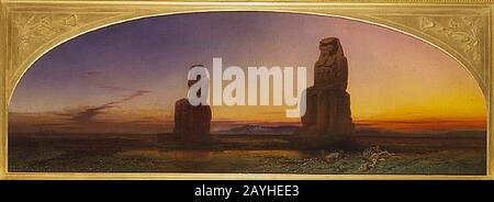 Frank Dillon - The Colossal Pair, Thebes Stock Photo - Alamy