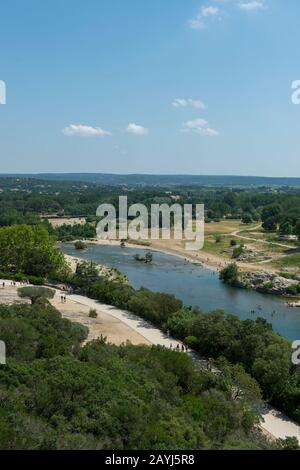 Pont du Gard in south France - one of the most impressive Roman ...