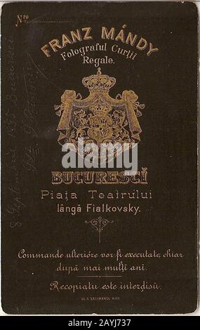 Franz Mandy Carte de vizita04 Stock Photo - Alamy