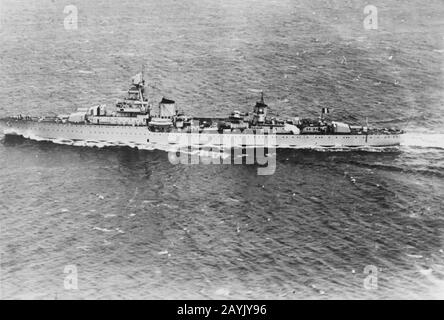 French cruiser Émile Bertin underway before the Second World War Stock ...