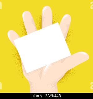 Illustration of a Kid Holding a Flashcard Stock Photo - Alamy