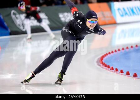 Kimi Goetz (USA) 1000 meter during ISU World Single Distances Speed ...