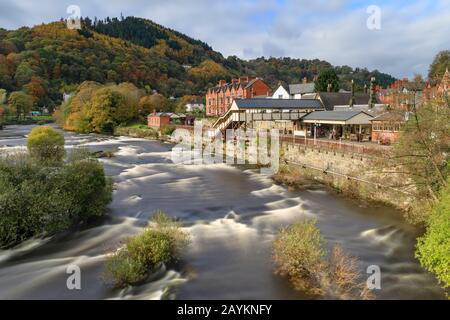 The river Dee at Llangollen in North Wales Stock Photo - Alamy