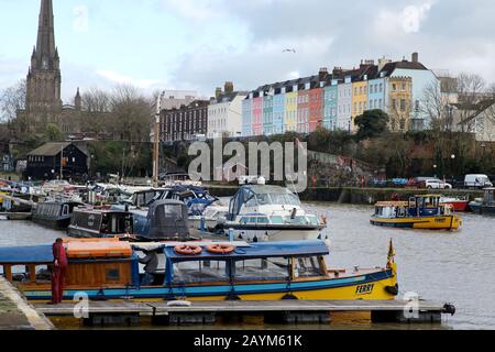 View across Bathurst Basin, Bristol Docks, Bristol, United Kingdom ...