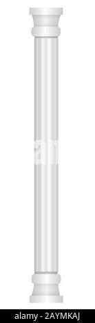 Ancient classic pillars. Greek and roman architecture pillars, historic ...