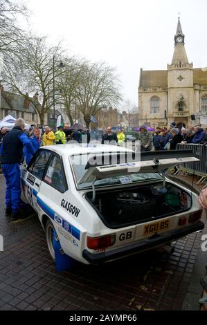 Car Number 158 in Passage Control at the Rallye Monte-Carlo Historique ...