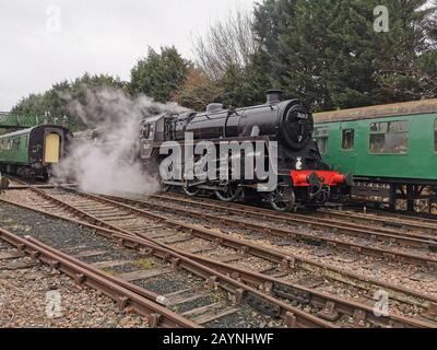 Preserved BR standard class 7 steam locomotive, the colossal Britannia ...