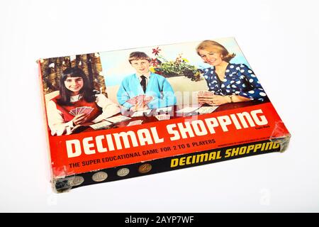 Turner research ltd decimal shopping game circa 1970s isolated on a ...