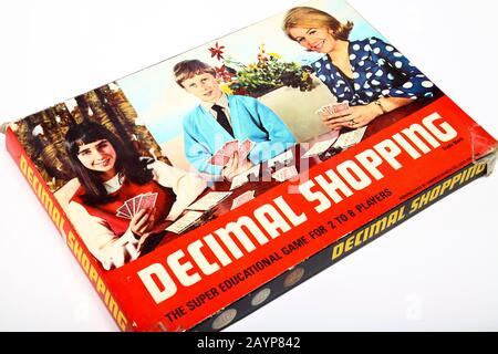 Turner research ltd decimal shopping game circa 1970s isolated on a ...