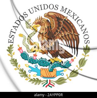 National coat of arms of the United Mexican States Stock Photo - Alamy