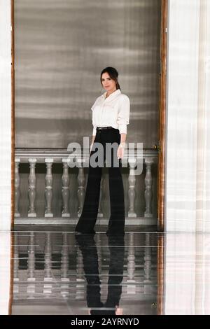 Victoria Beckham AW20 Runway during London Fashion Week February 2020 ...