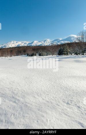 Shiretoko Mountain Range on the Shiretoko Peninsula. Shiretoko National ...