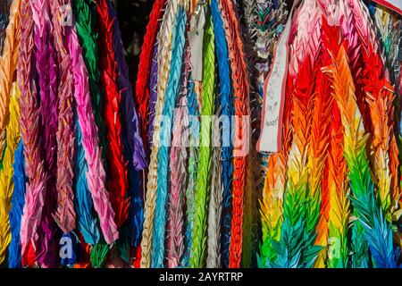 Close up of offerings at the Fushimi Inari Taisha shrine, a Shinto ...