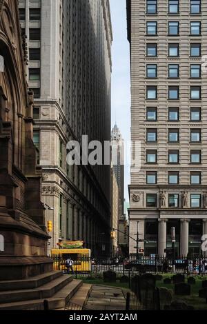 NYC Financial District: 70 Pine Street is a landmark needle-spired ...