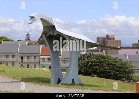 'Fish-Bird' sculpture by Mxolisi Dolla Sapeta, Donkin Reserve, Port ...
