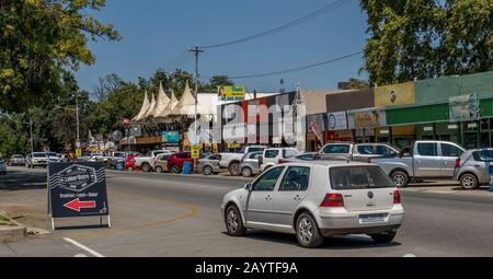 Parys, South Africa - the central business district of this primarily ...