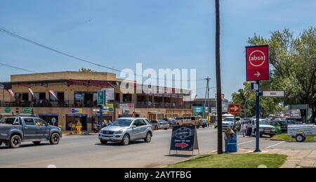 Parys, South Africa - the central business district of this primarily ...