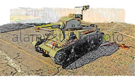 Light Tank, M2A4 Stock Photo: 129574259 - Alamy