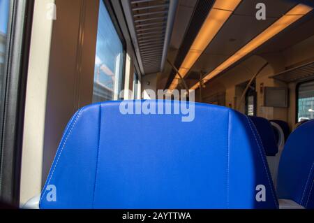 Inside A Sprinter Train At Amsterdam The Netherlands 14-5-2022 Stock ...