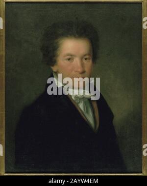 BEETHOVEN, Ludwig van- by Willibrord Josef Mahler. 1894 German composer ...