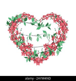 Flower decoration of sakura Stock Vector Image & Art - Alamy