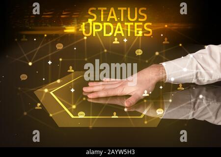 Navigating social networking with STATUS UPDATES inscription, new media ...