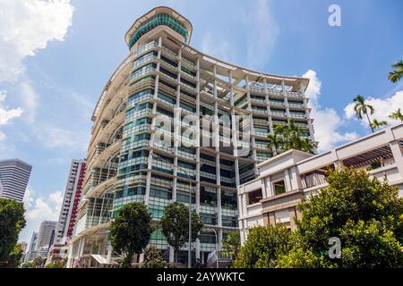 Singapore: the National Library designed by architect Ken Yeang ...