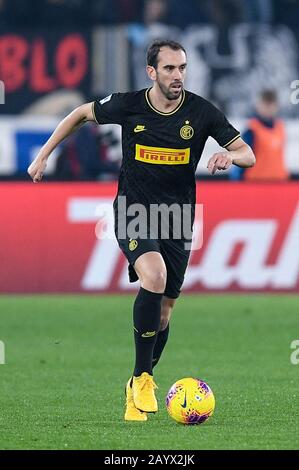 Diego Godin of Inter during the Serie A match at Giuseppe Meazza, Milan ...