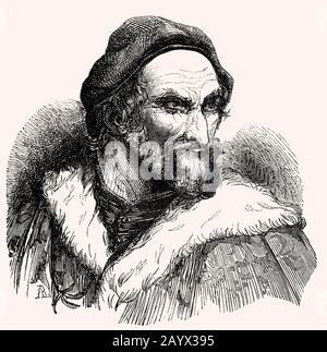 Paolo Giovio, 1483 – 1552, Italian physician, historian, biographer ...