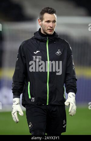 Swansea City goalkeeper Erwin Mulder during the game Stock Photo - Alamy