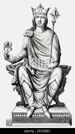 Philip II, 1165 – 1223, known as Philip Augustus, wins the Battle of ...