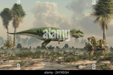 Majungasaurus was a carnivorous theropod dinosaur that lived in ...