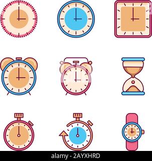 time clock with gear silhouette style icon vector illustration design ...