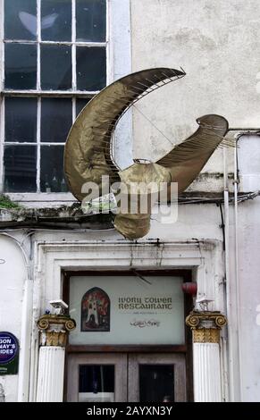 Ivory Tower restaurant facade in the city centre of Cork Stock Photo ...