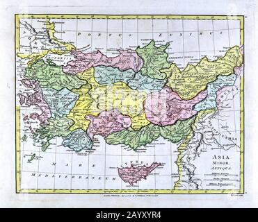 1808 Wilkinson Map Ancient Stock Photo - Alamy
